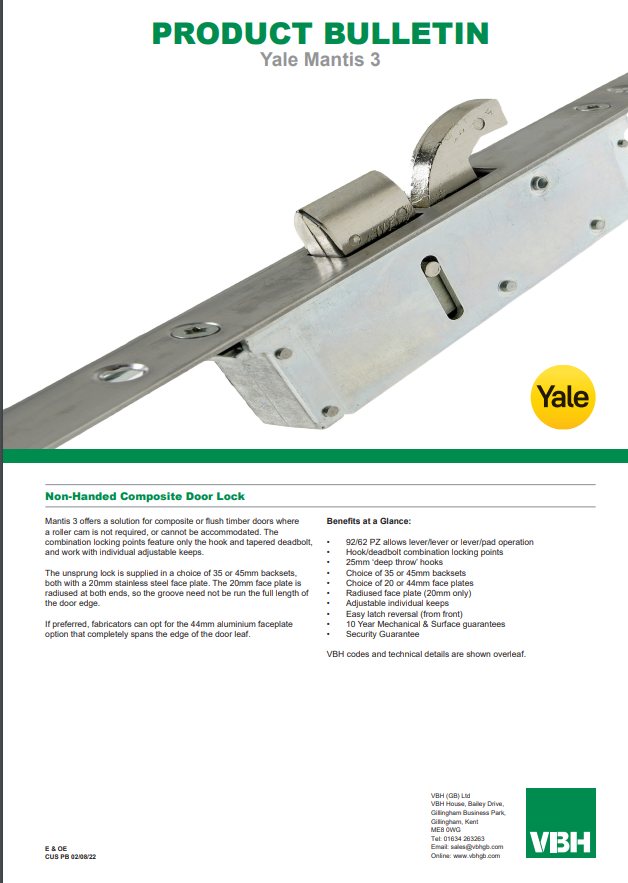 Brochures & Technical Guides | greeteQ & Yale Hardware Supplier