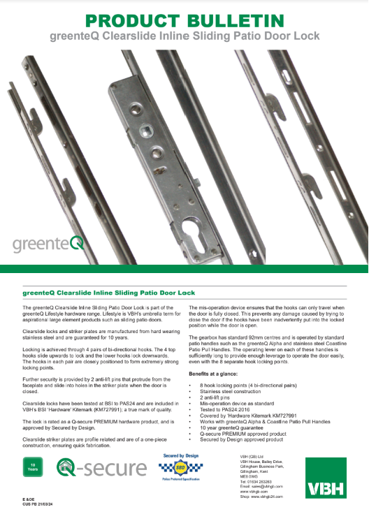 Brochures & Technical Guides | greeteQ & Yale Hardware Supplier